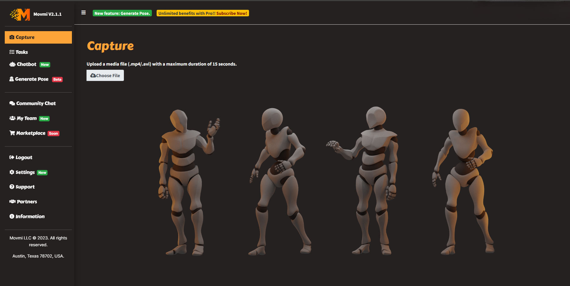 Movmi – Human AI powered Motion Capture